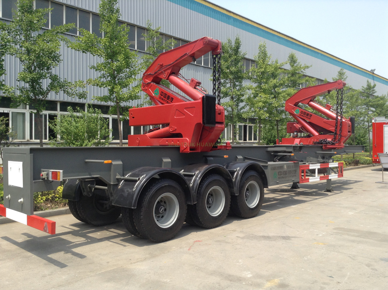 SINOTRUK Self Loading Crane Semi Trailer - Buy SINOTRUK Self Loading ...