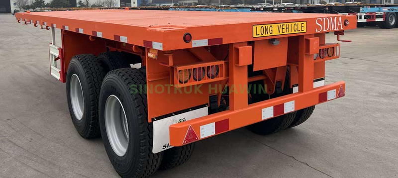 SINOTRUK 20FT 2-axle Flatbed Semi-trailer